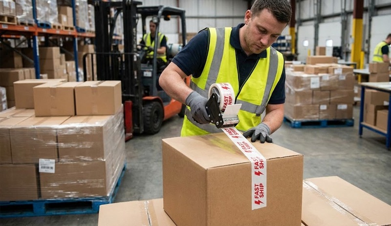 In Băng Keo Logo Giá Rẻ TP.HCM: Miễn Phí Trục In, Độ Dính 50 Mic